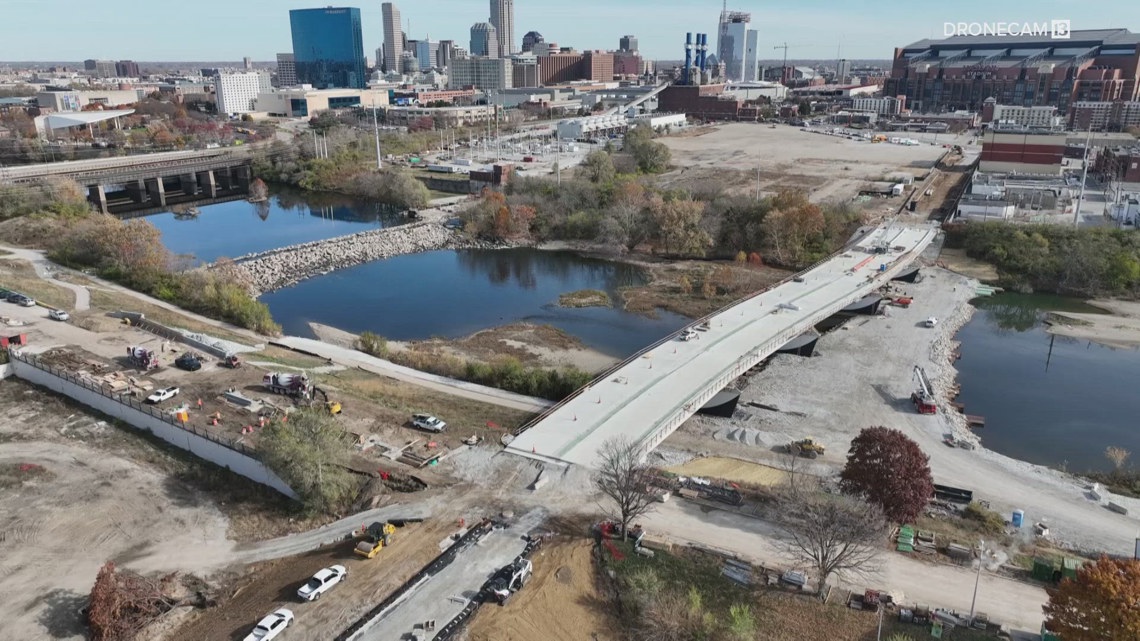 Henry Street bridge excavation now complete | wthr.com