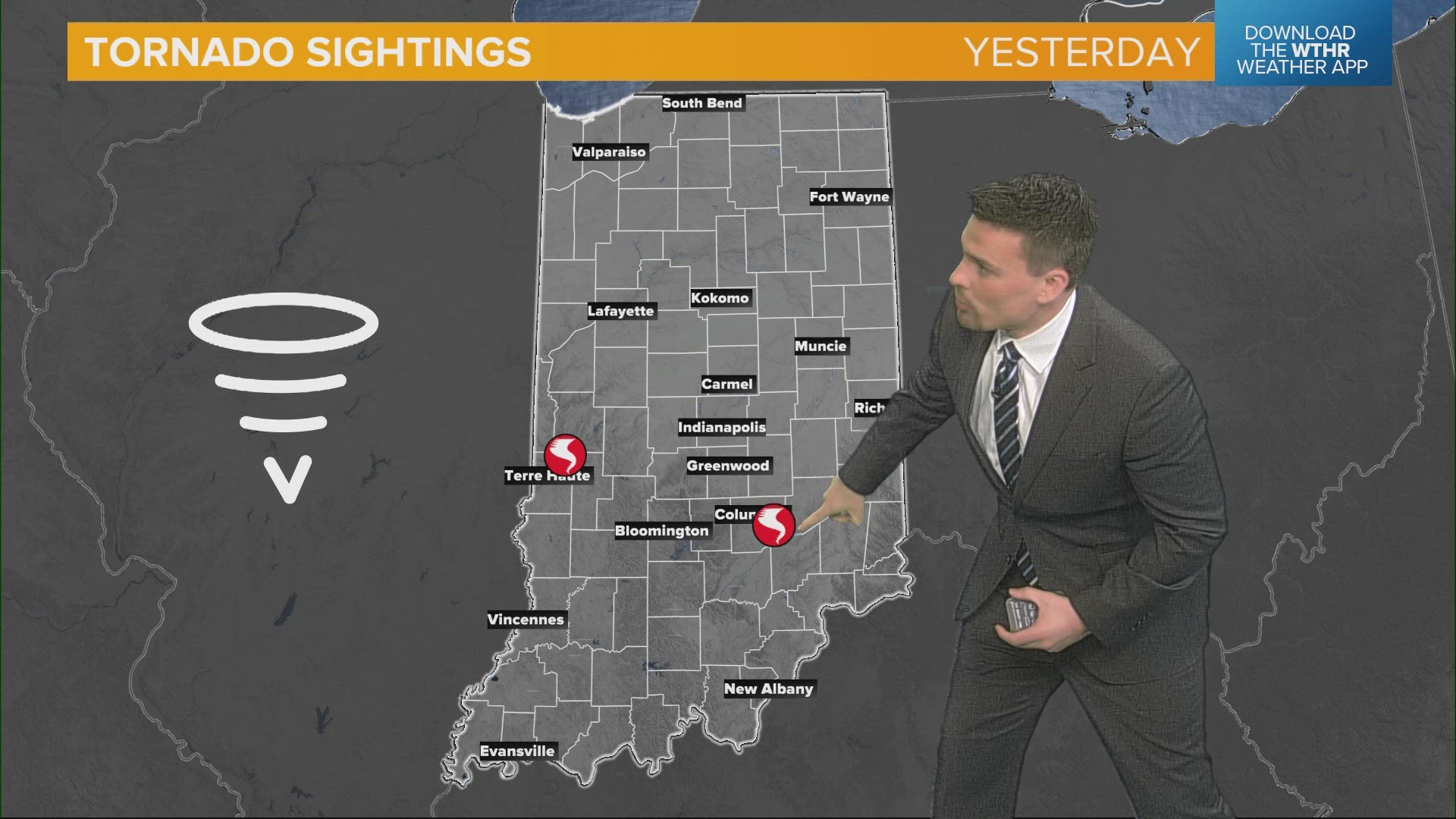 Preliminary reports of spotted tornadoes across Indiana | NWS surveys ...