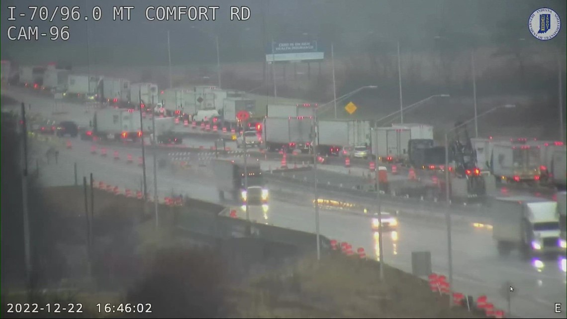 Crash Stalls Traffic Along I-70 Eastbound | wthr.com