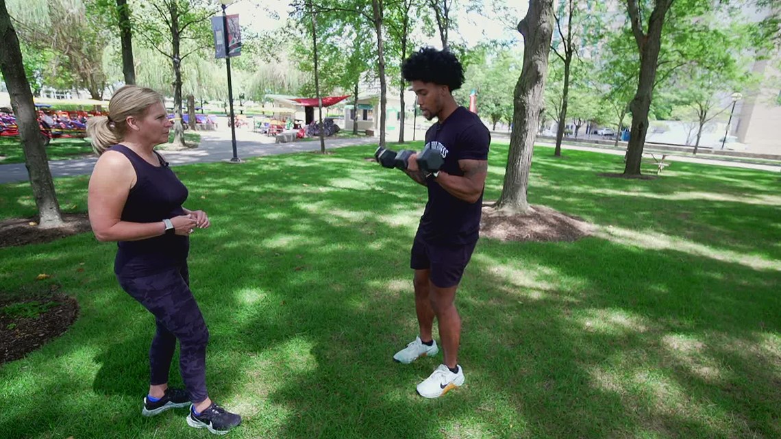 Friday Fit Tip: Bicep curl pause builds more muscle | wthr.com