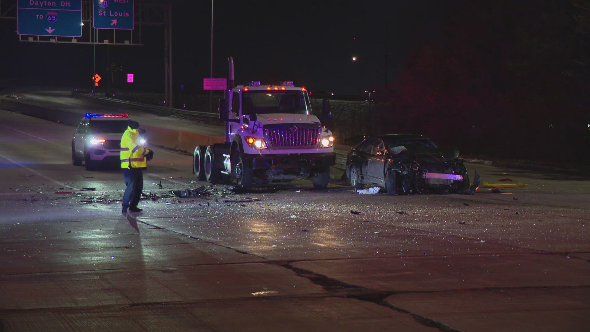 IMPD: 1 dead, 2 injured after car crash in downtown Indianapolis | wthr.com