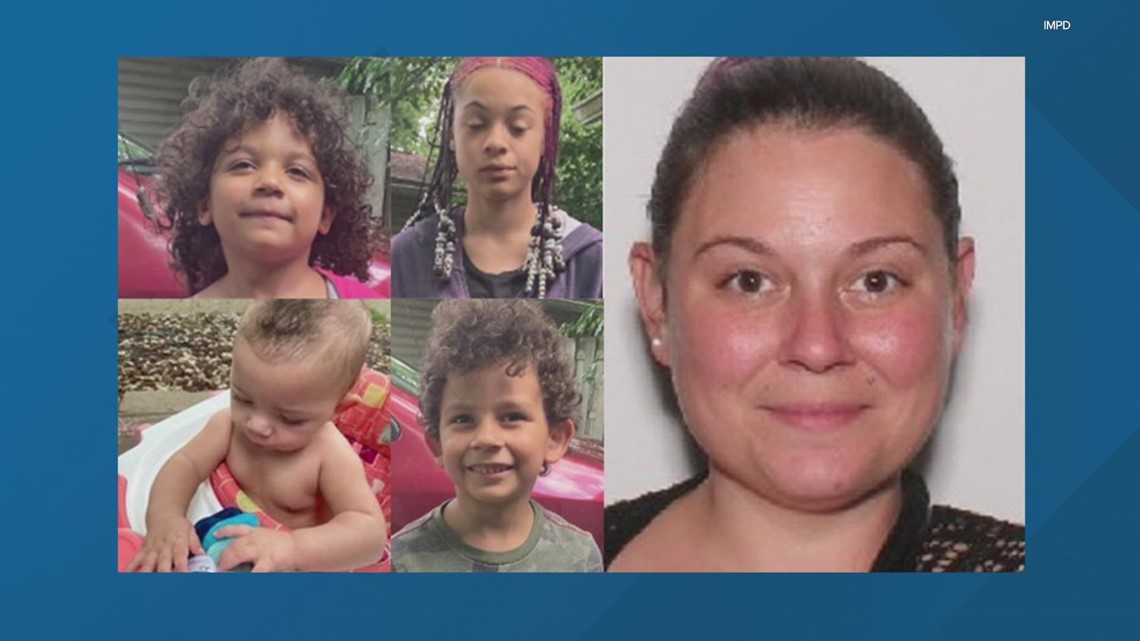 Metro police seeks missing mother, her four children | wthr.com