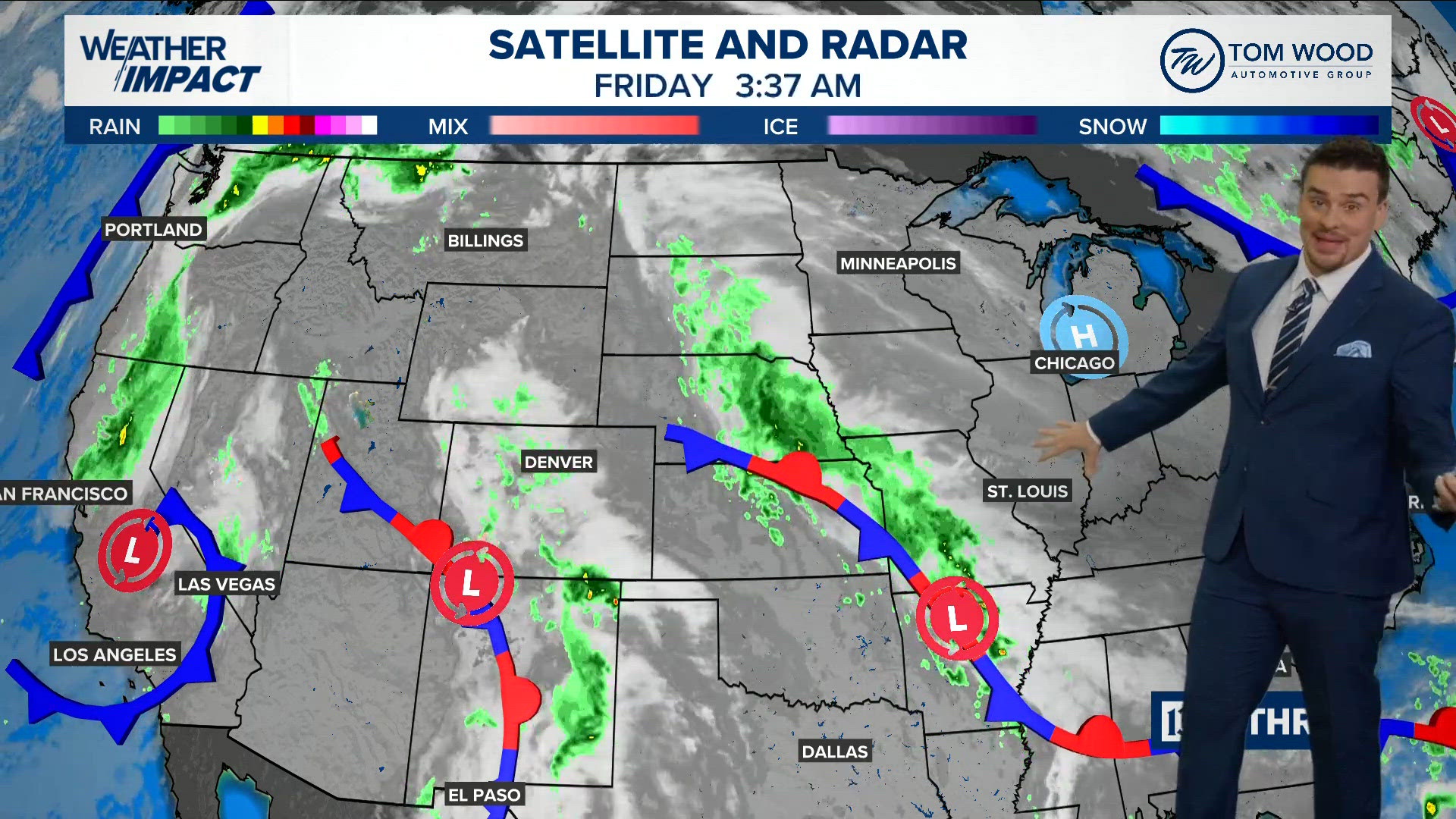 Storms lining up west, but high pressure blocking them from Indiana ...