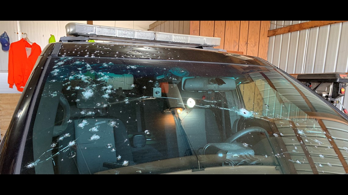 Lives saved, police cars destroyed in shootout with a heavily armed man ...