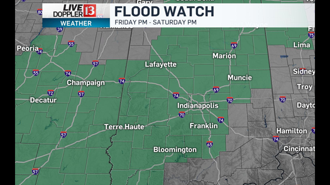 Get ready for heavy rain, flooding this weekend | wthr.com