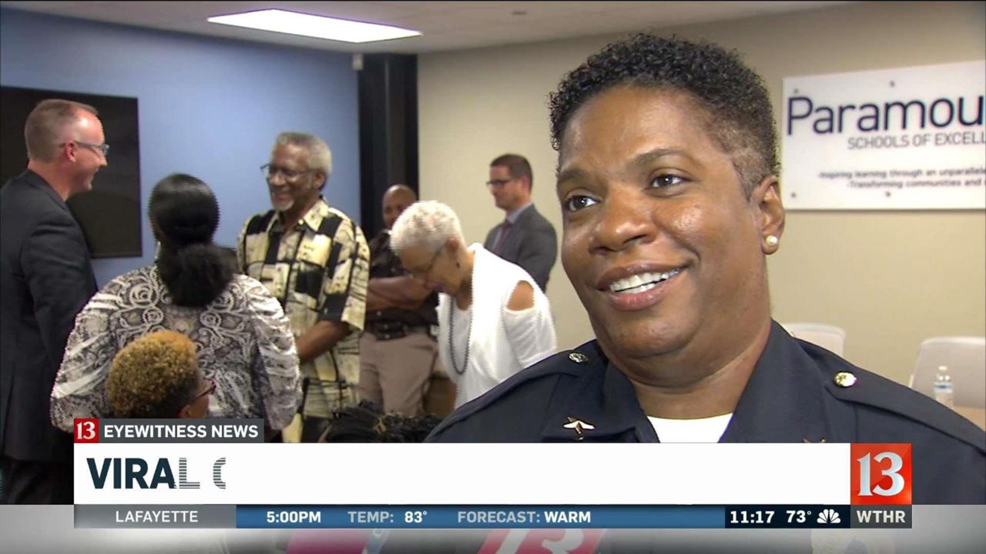 Viral officer gets promoted to police chief | wthr.com