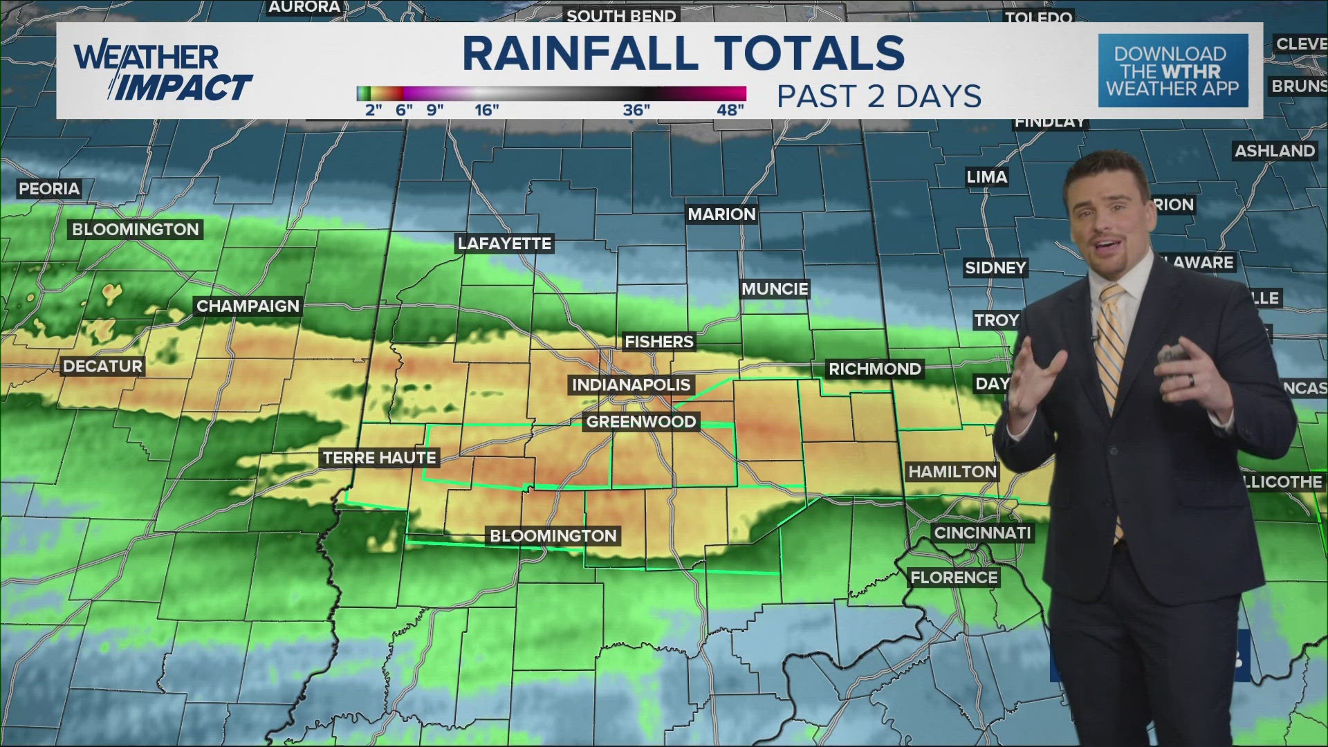 Isolated showers Wednesday with more downpours and storms after 5PM ...