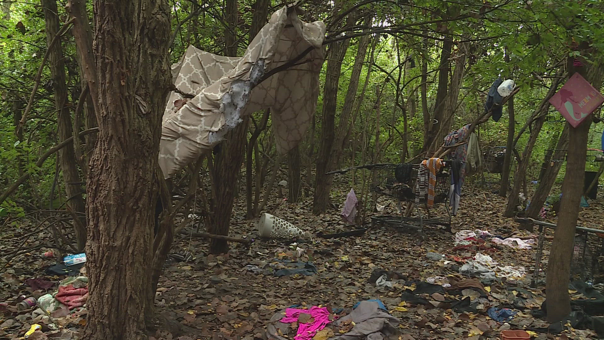 Renewed concerns about homeless encampment behind Walmart on Indy's far ...