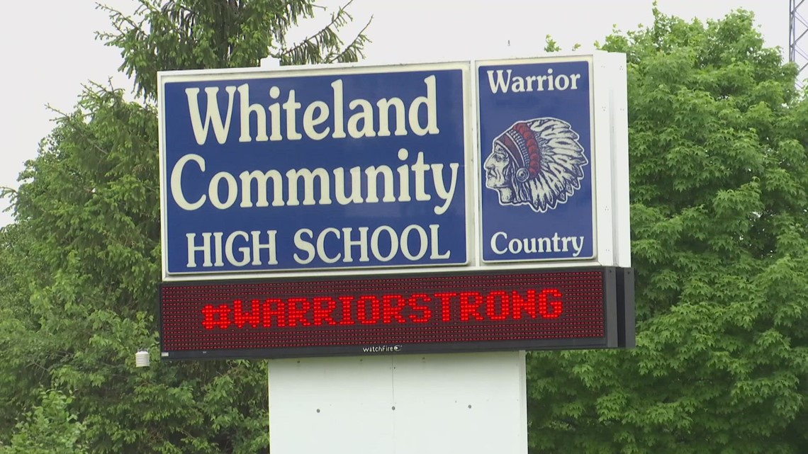 Water main break at Whiteland High School | wthr.com
