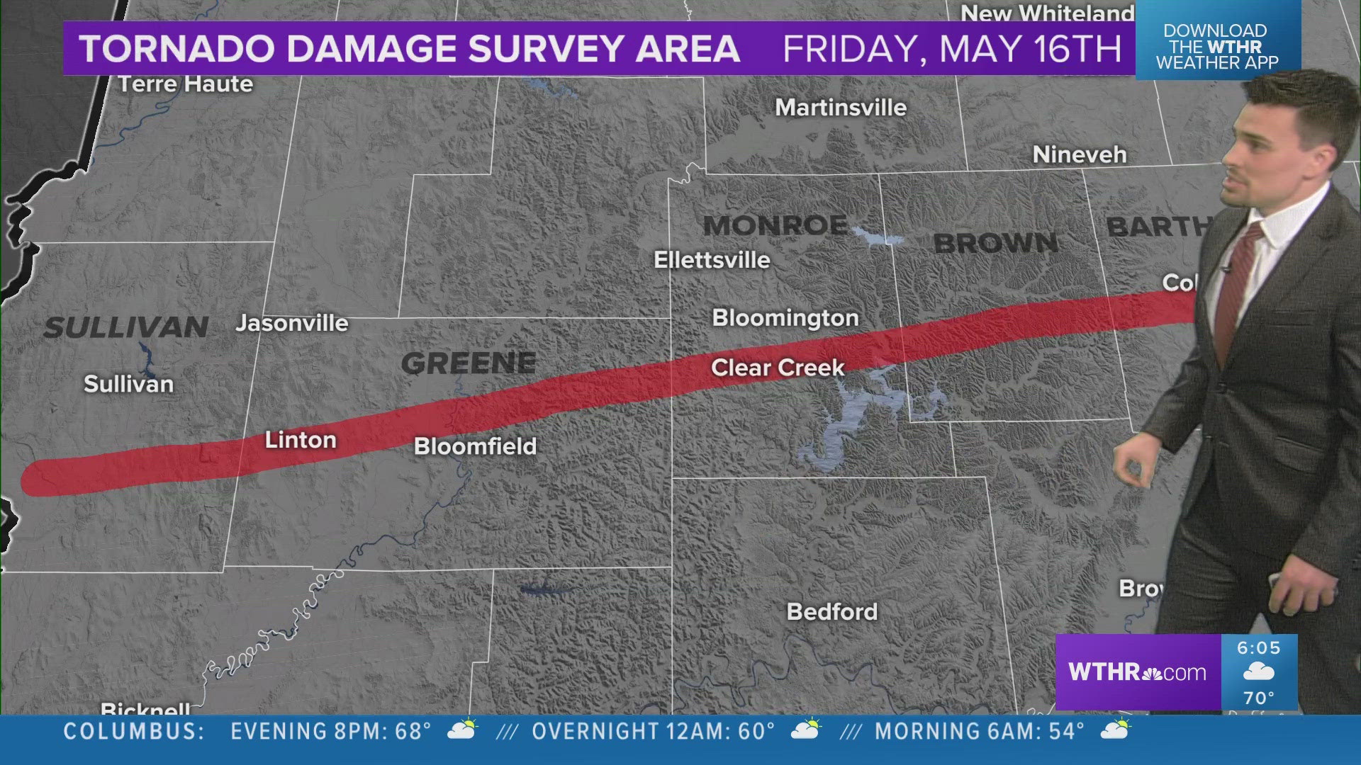 NWS gives update on ongoing tornado damage surveys in central Indiana | wthr.com
