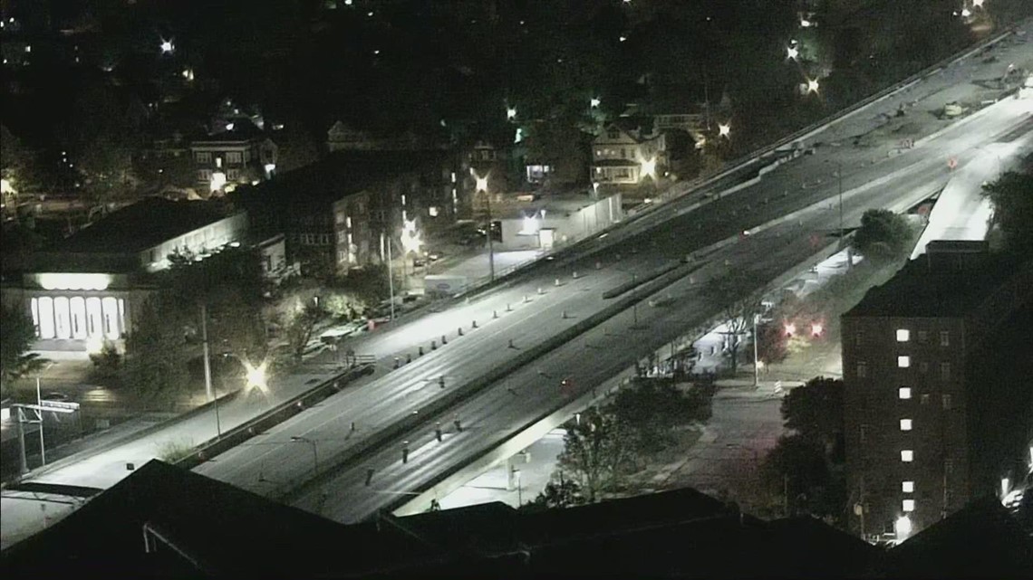 I-65 ramp to Meridian/Pennsylvania streets closed | wthr.com