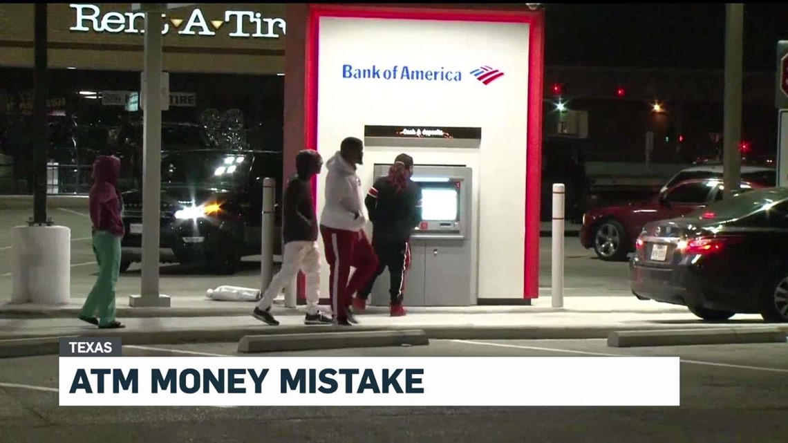 Texas ATM accidentally dispenses $100 instead of $20 to customers ...
