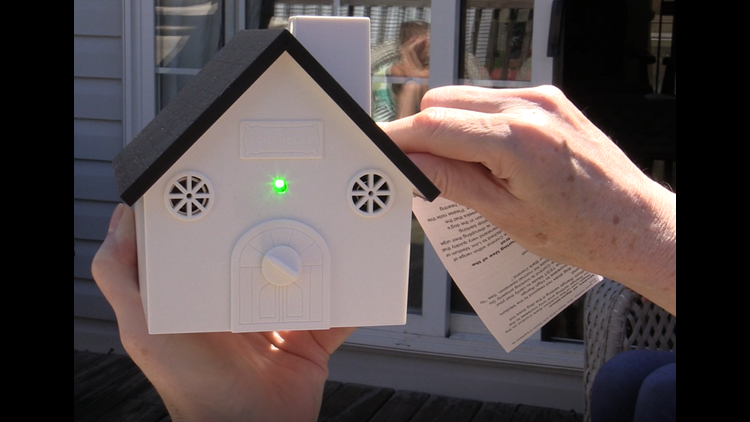 Does it work? 13 Investigates product tests Outdoor Bark Control device ...