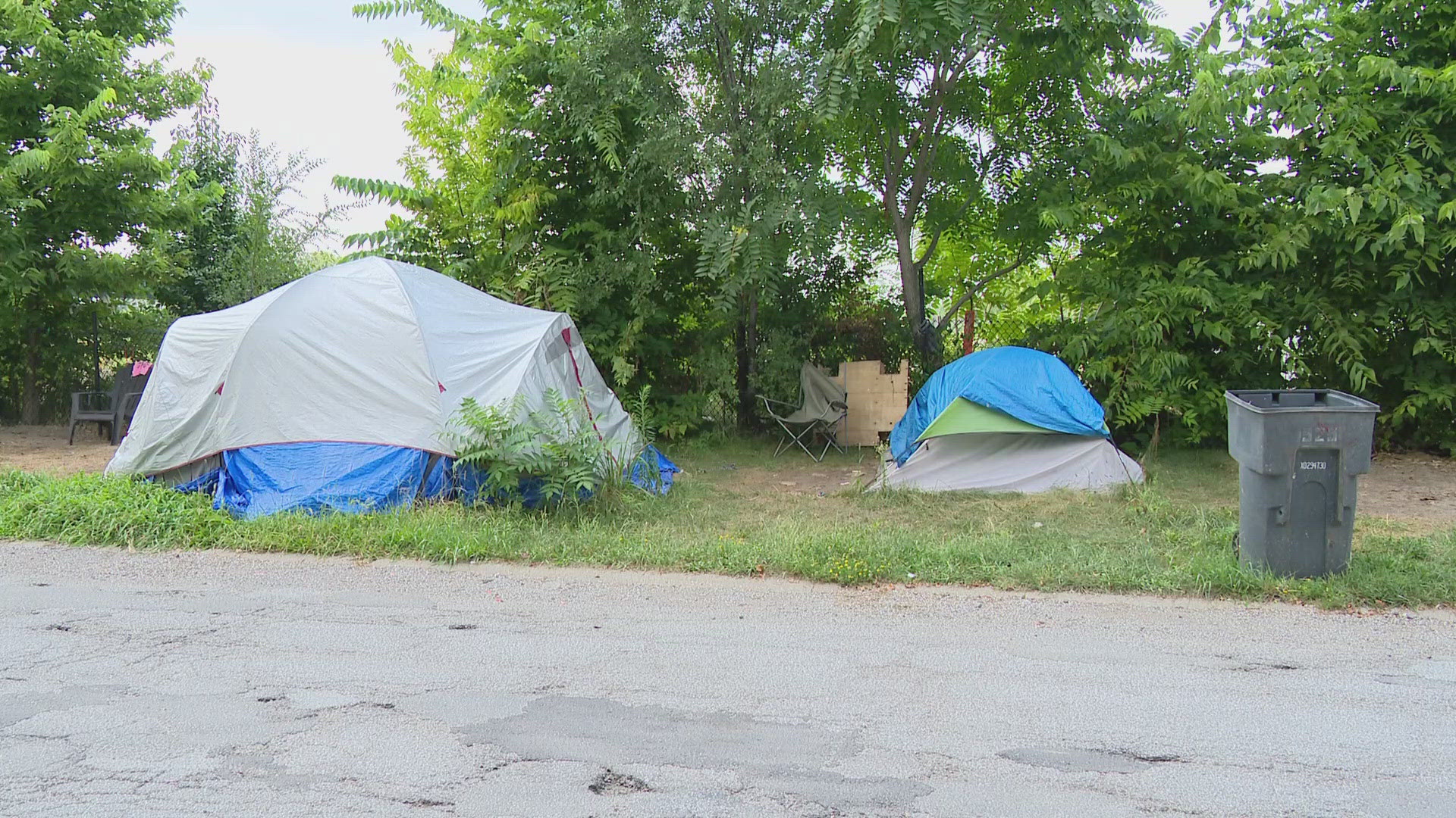 New timeline for Fountain Square homeless camp removal | wthr.com