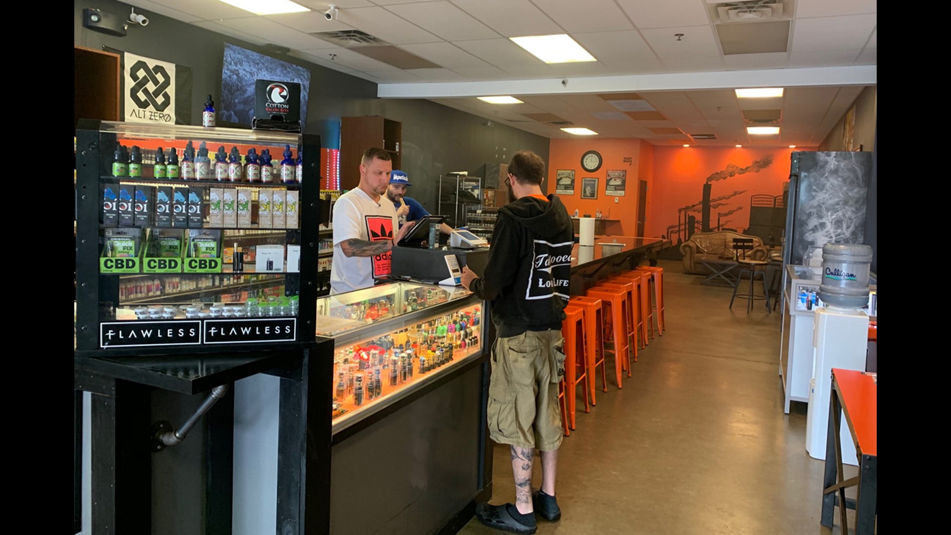 Owners of 3 central Indiana vape shops raise the age to enter | wthr.com