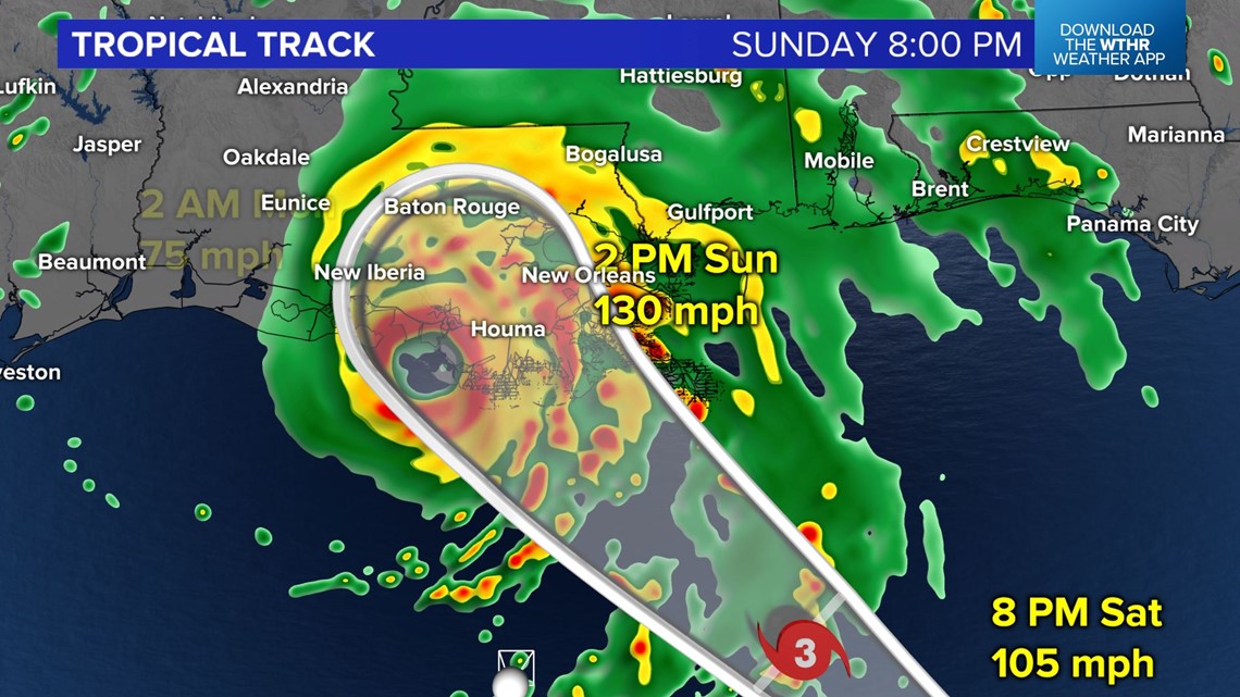 Live Doppler 13 Weather Blog: Hurricane Ida forecast to be catastrophic ...