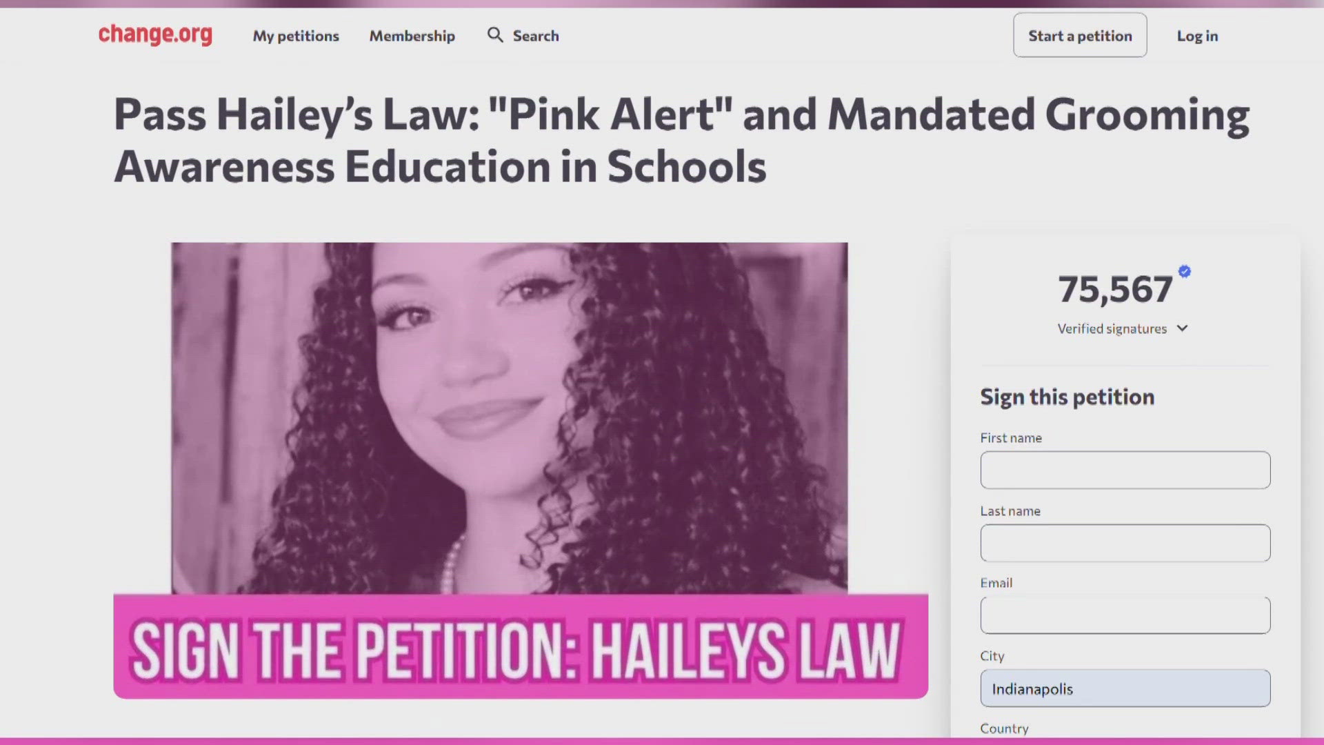 Lawmakers respond to family's call for 'Pink Alert' law after Hailey ...