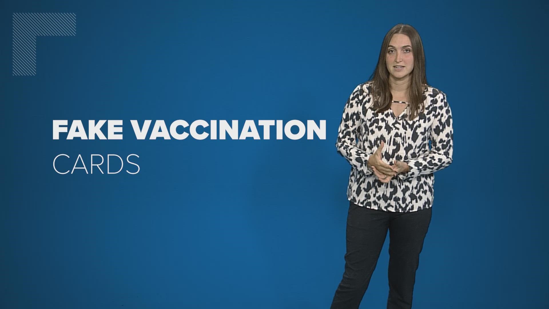 Fake COVID vaccine cards seized in Cincinnati | wthr.com