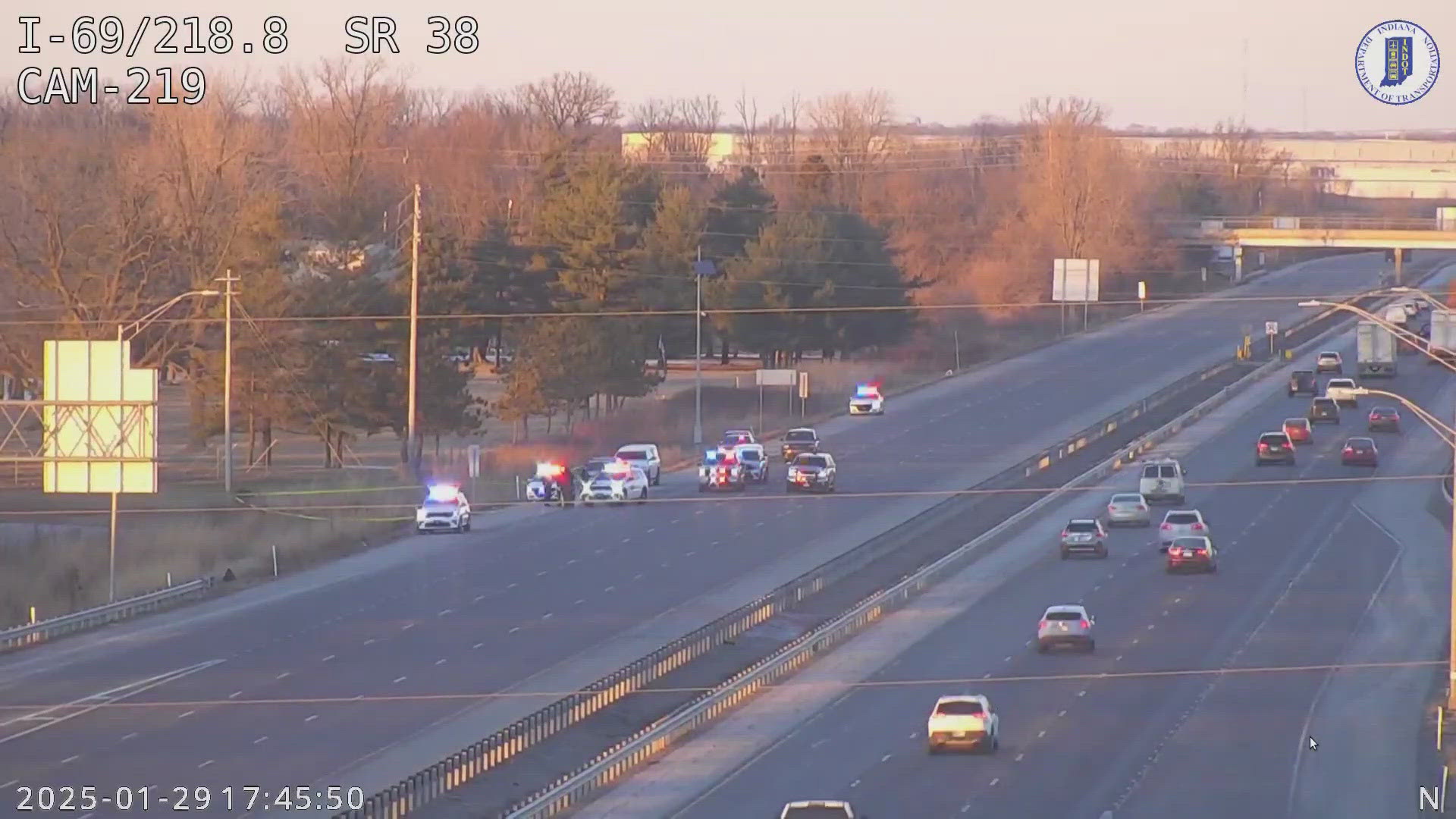 Man dead after being shot by Pendleton officer on I-69 | wthr.com