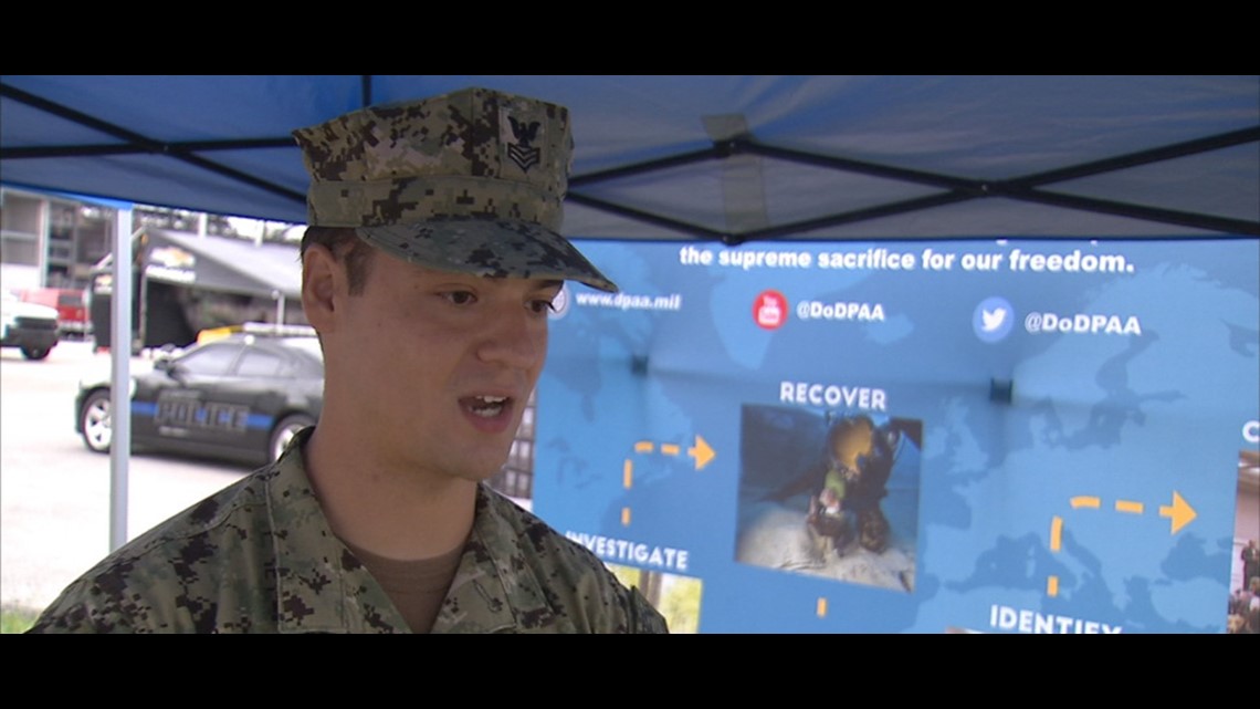 Military forensic group visits IMS for Armed Forces weekend | wthr.com