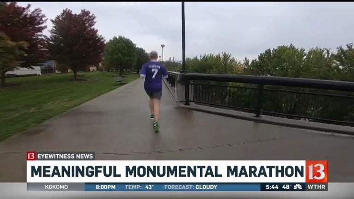 For at least one runner, it's a meaningful Monumental Marathon | wthr.com