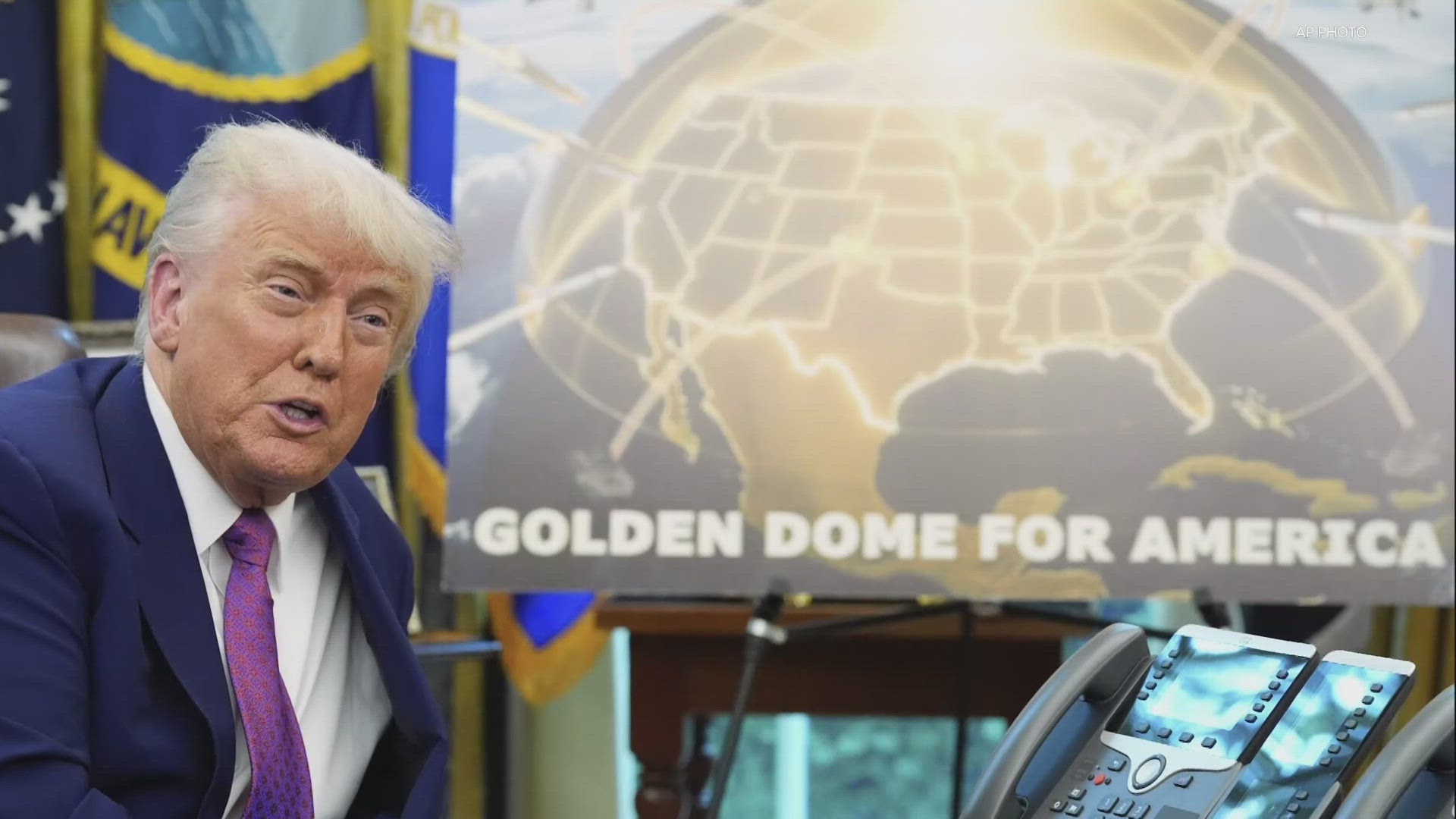 What is the 'Golden Dome'? Trump reveals space missile defense concept ...