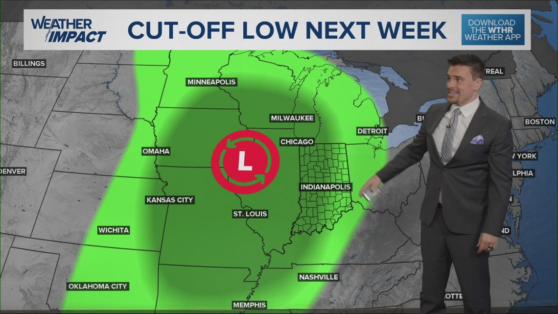 Big Change Coming: Cut-off low may bring Indiana repeated rain chances ...
