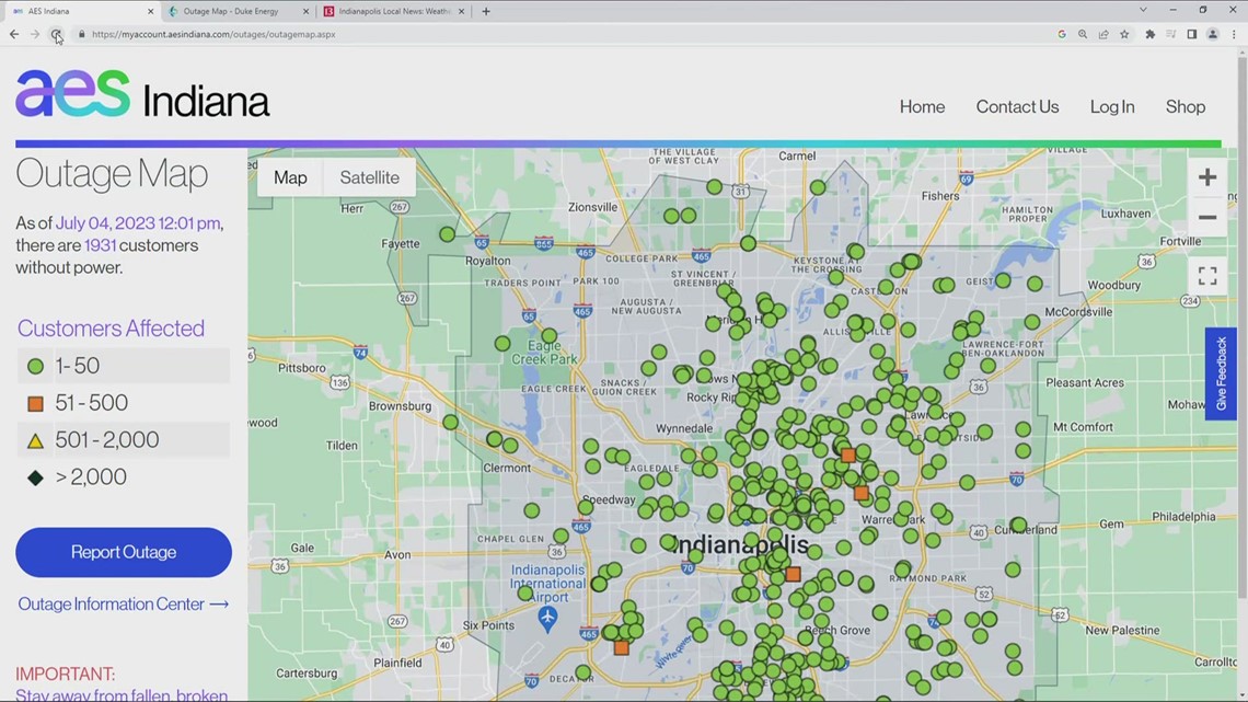 Power outages in Marion County | wthr.com