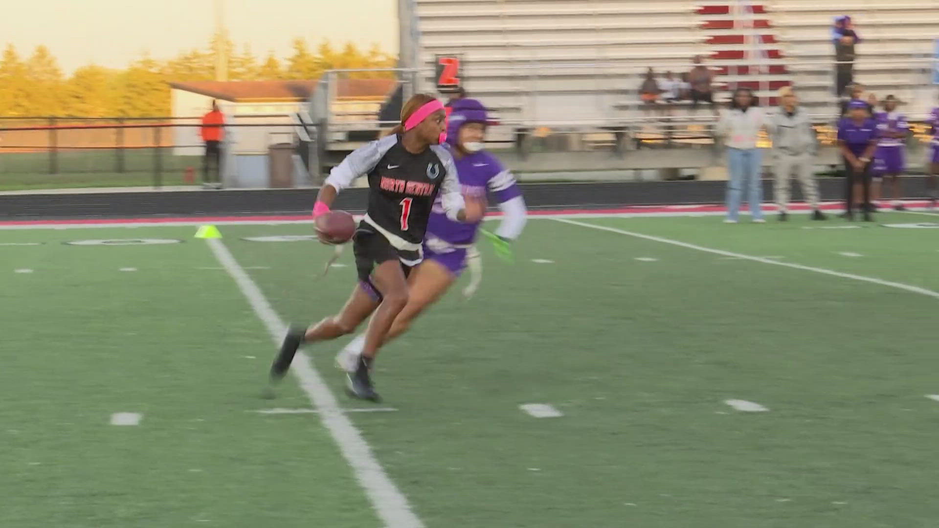 North Central girls prepare for high school flag football postseason ...