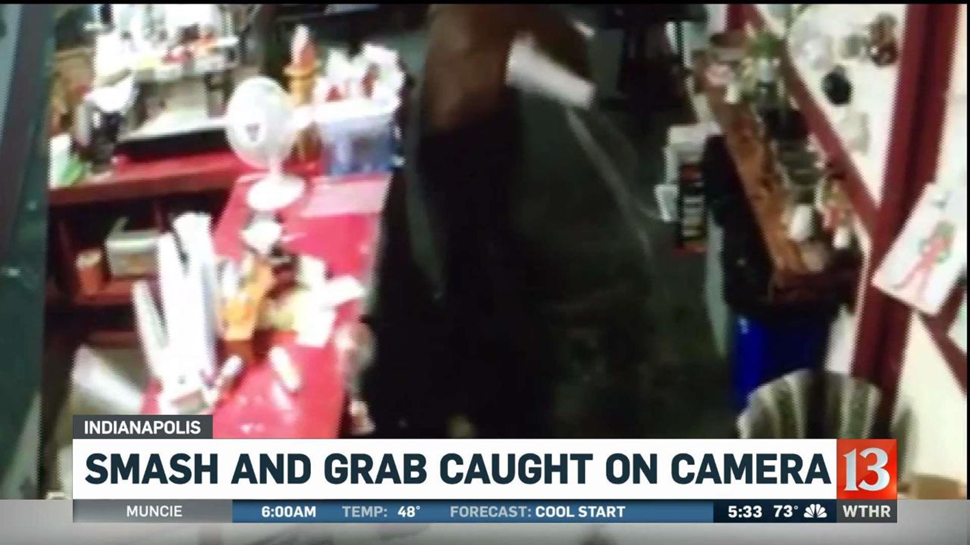 Surveillance camera captures bold burglar who targeted coffee shop ...