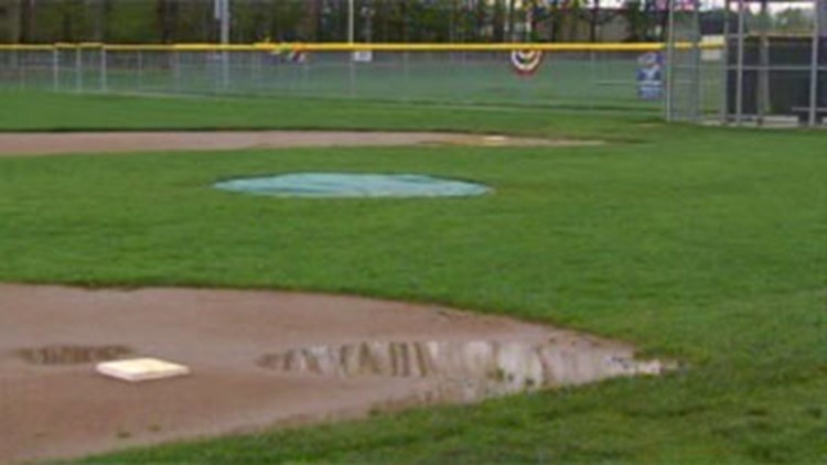 Waterlogged playing fields force sports cancellations | wthr.com