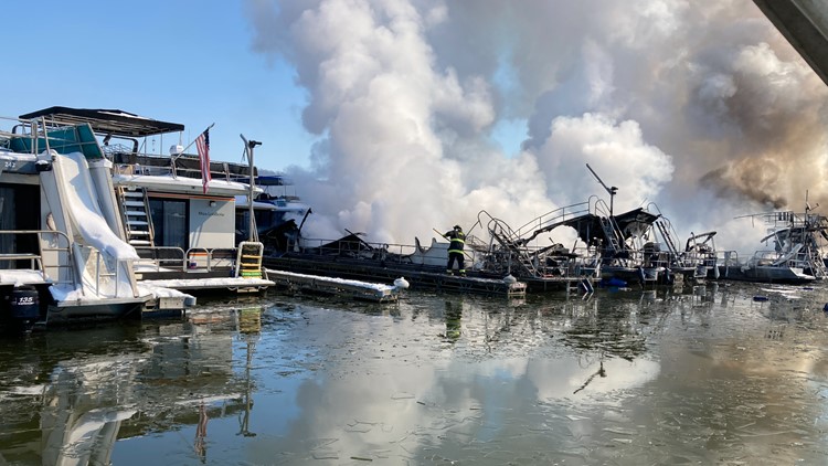 Fire that damaged 22 boats at Indiana marina likely due to electrical ...
