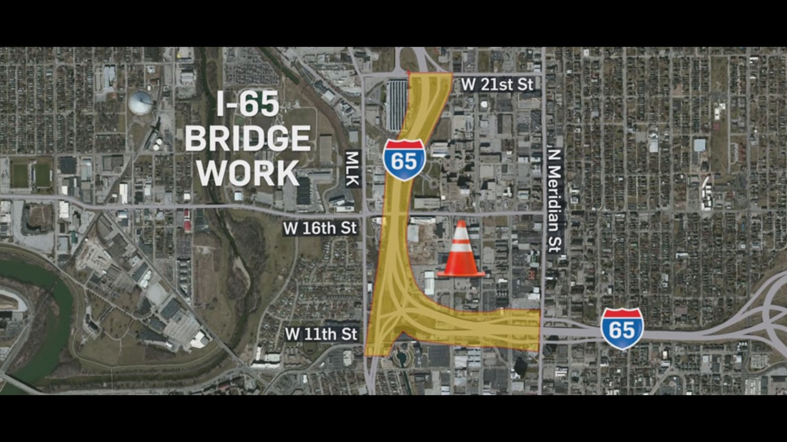 Here's how you get around the I-65 closure | wthr.com