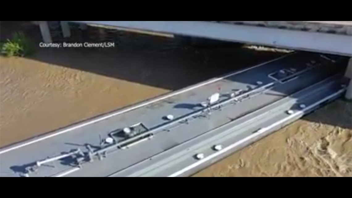 Incredible drone video shows aftermath of barge crash into Houston ...