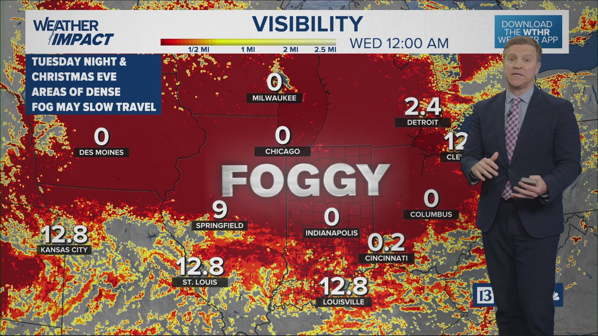 13Weather overnight forecast, Sunday, Dec. 21, 2025 | wthr.com