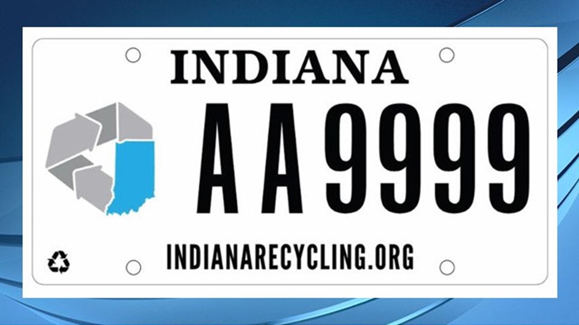 New Indiana license plate will benefit recycling programs | wthr.com