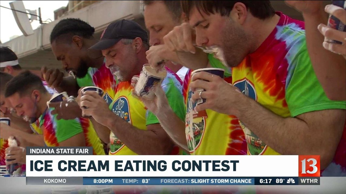 World’s ice cream eating championship winner announced at the Indiana ...