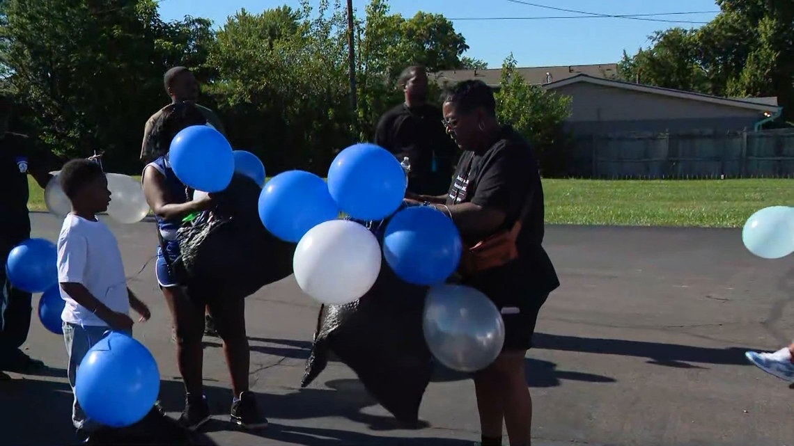 Balloon release held for man killed on Indy's east side | wthr.com