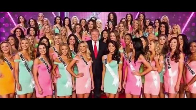Former Miss USA contestant says Trump would go backstage as women ...