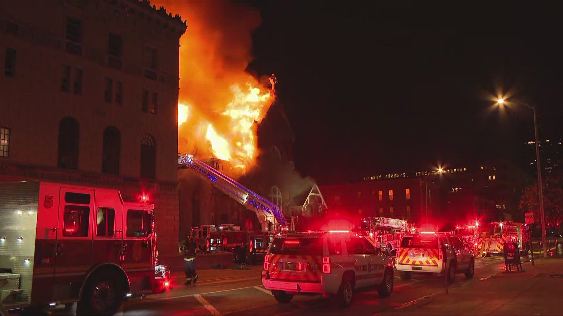 Fire at The Sanctuary on Penn | 6 AM, Dec 24, 2024 | wthr.com