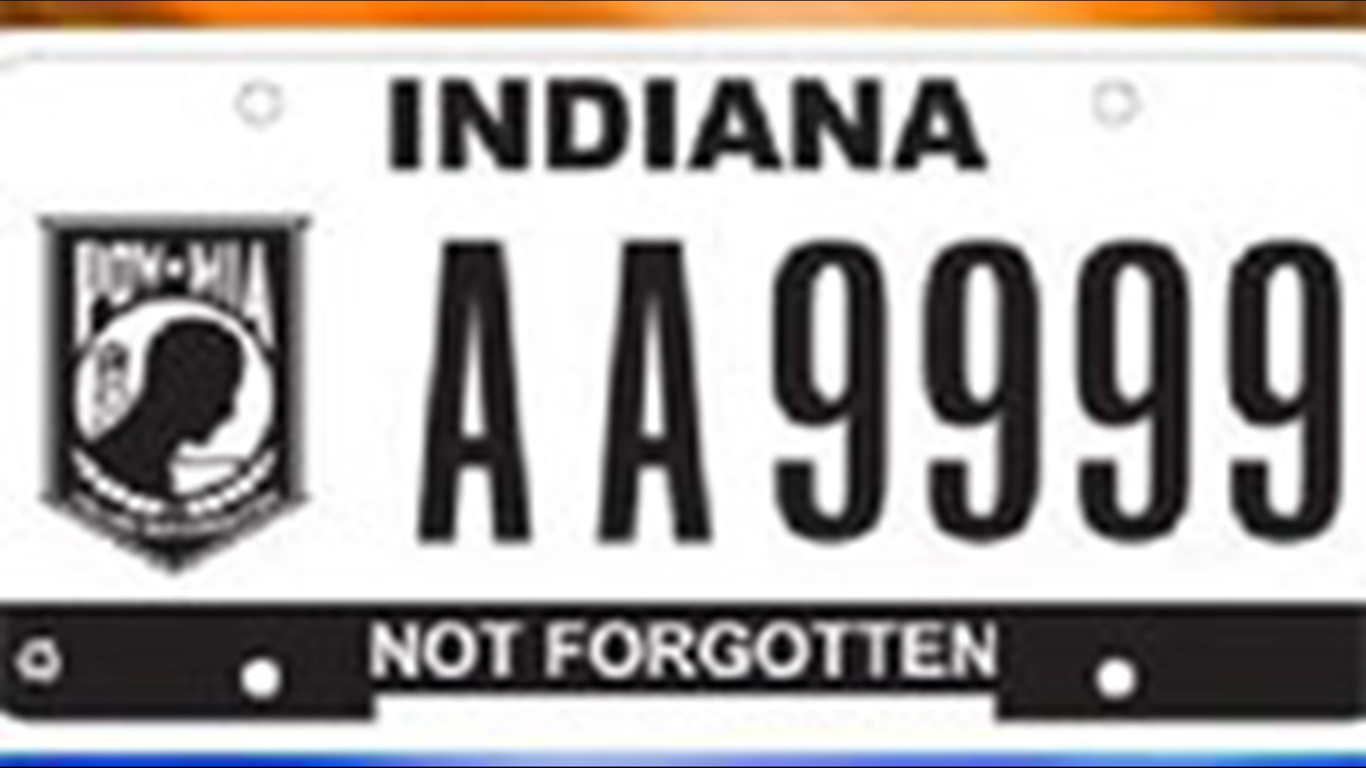 POW-MIA license plate unveiled Thursday | wthr.com