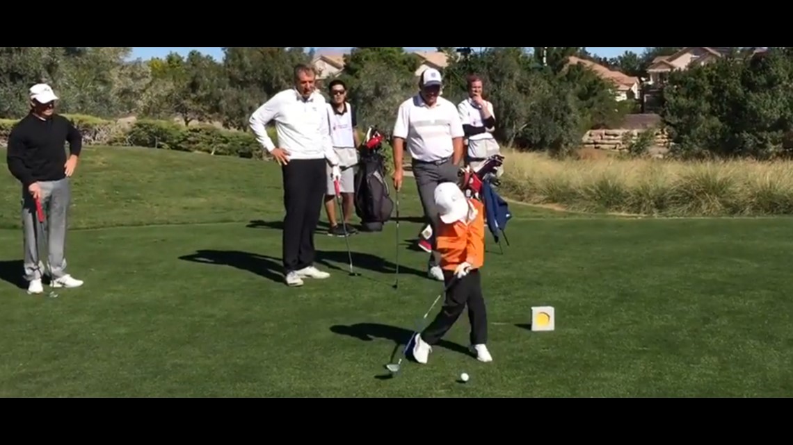 One-armed golfer beats PGA pros - and he's only 5 years old! | wthr.com