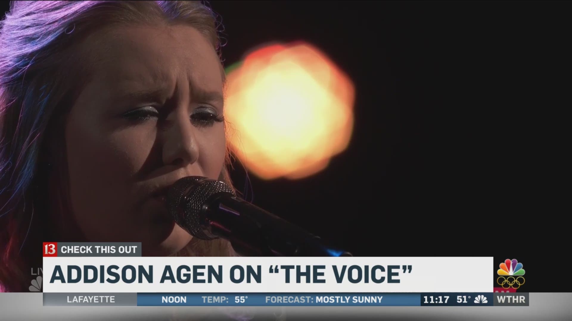 Fort Wayne's Addison Agen moves on to "The Voice" Top 10 | wthr.com