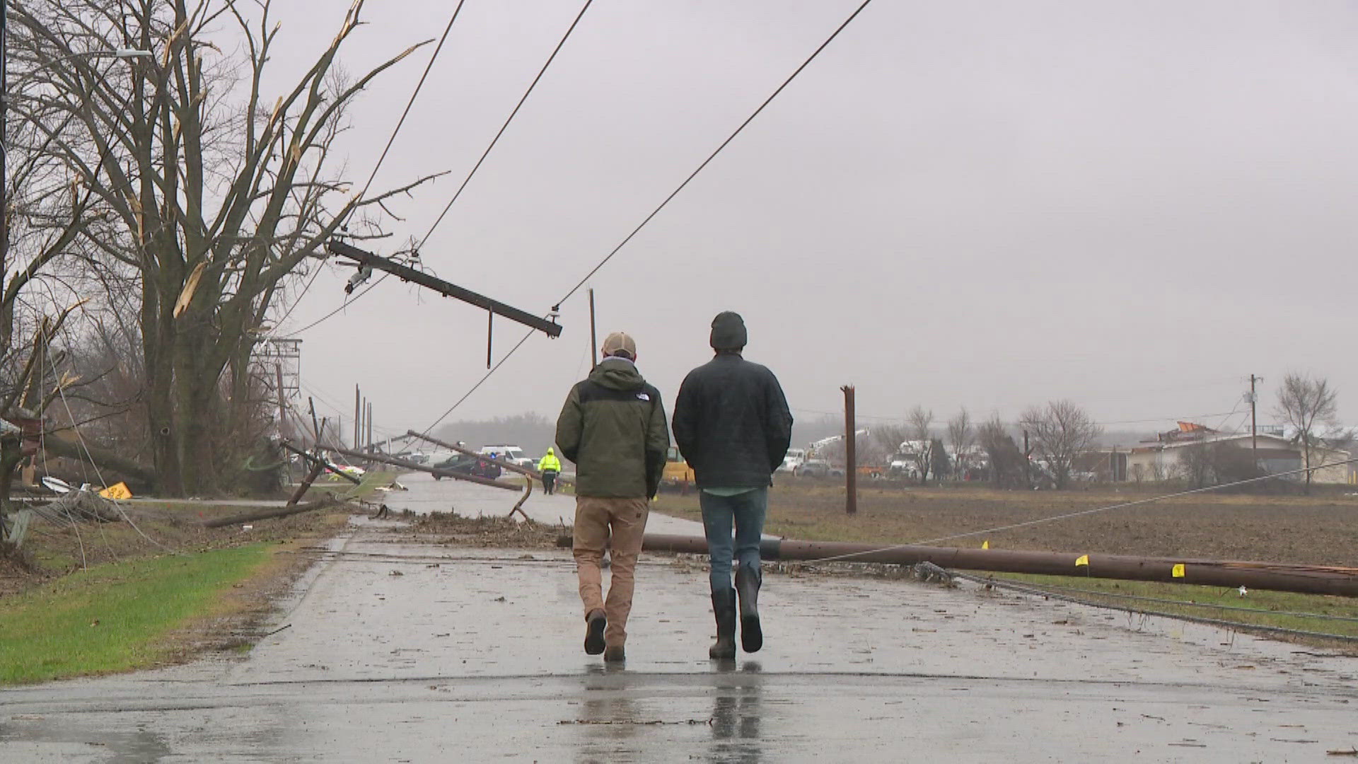 The National Weather Service says they suspect an EF-3 tornado hit ...