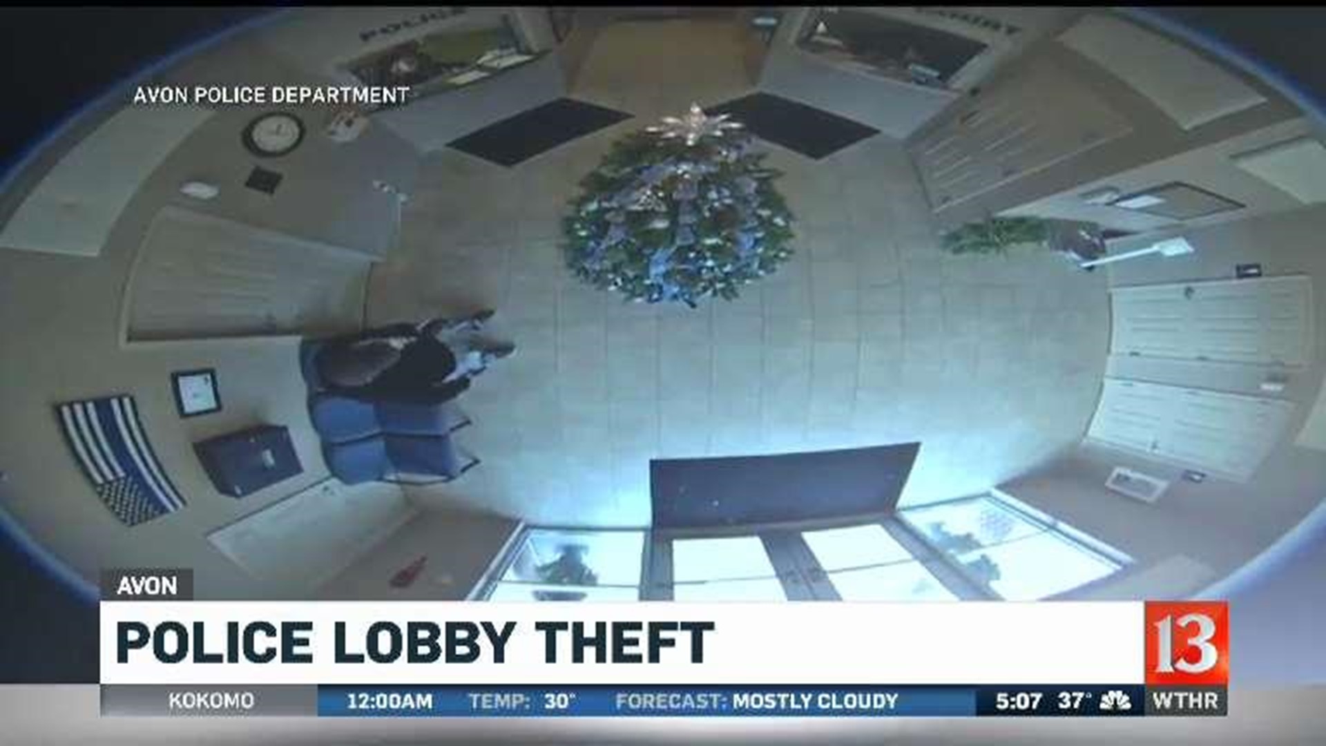 Police station lobby theft | wthr.com