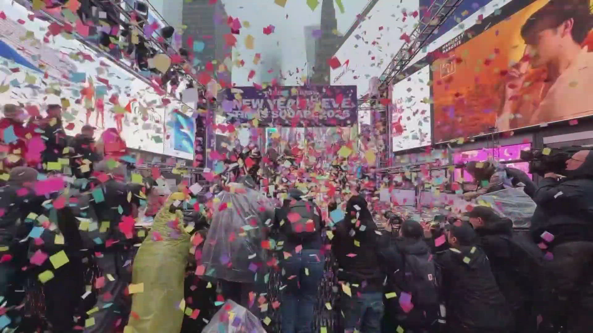 Confetti tested for New Year's Eve in NYC | wthr.com