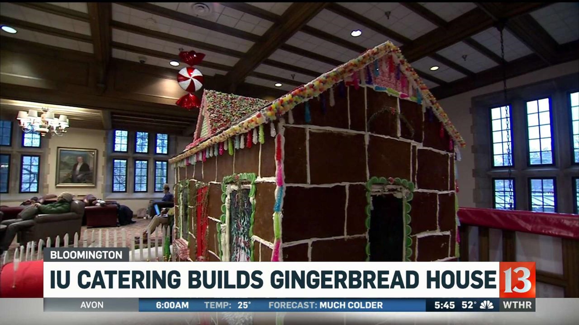 IU catering team creates life-size gingerbread house | wthr.com