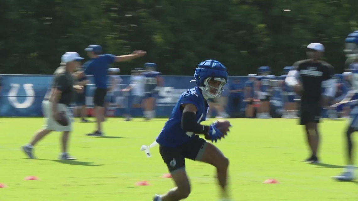 Josh Downs shines on Colts 2024 training camp Day 2 | wthr.com