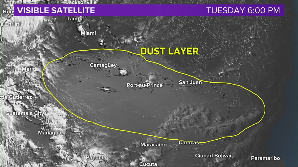Saharan dust approaching Indiana | wthr.com