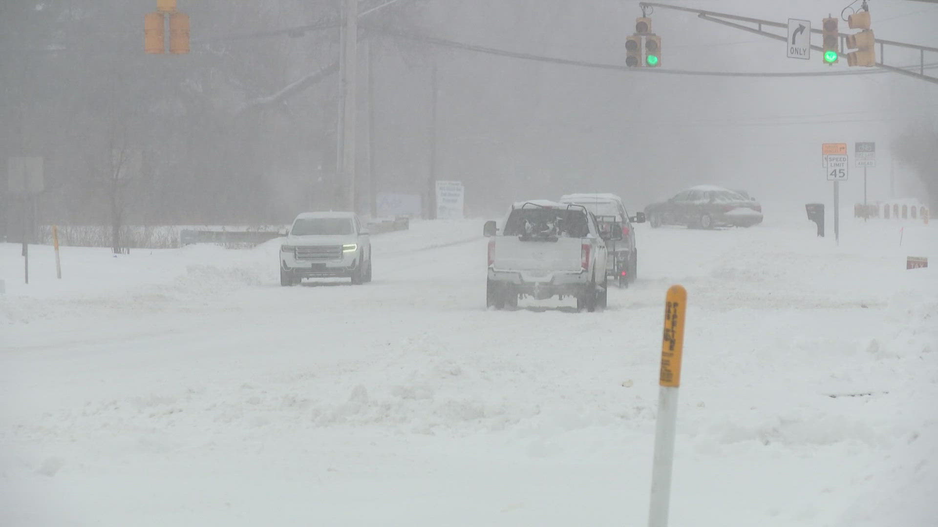 Multiple central, southern Indiana counties under travel warnings due ...